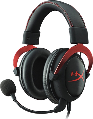 HyperX Cloud II Wired Gaming Headset PC PS4 Mac Mobile Red C